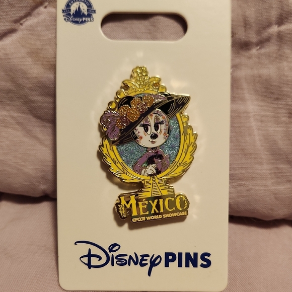 Disney | Accessories | Disney Mexico Epcot World Showcase Pin Gold And ...